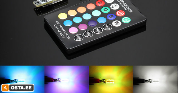 RGB parktuled LED T10 puldiga (162769842) - Osta.ee