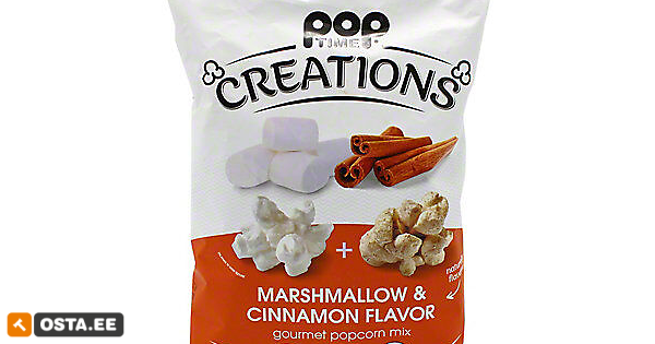 POPTIME MARSHMALLOW & CINNAMON POPCORN XXL 142gr (195649010) - Osta.ee