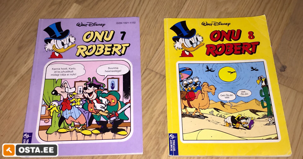 Disney koomiksid - Onu Robert - numbrid 7 ja 8 (185840259) - Osta.ee