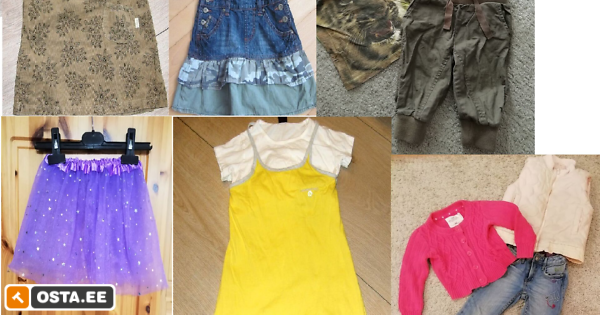 Palju ilusad riided tüdrukule 104 (192887488) - Osta.ee