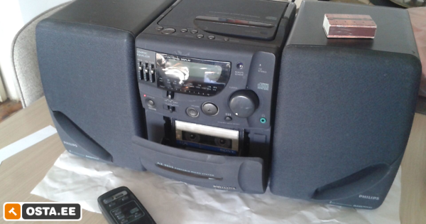 PHILIPS MUUSIKAKESKUS e.KOMBAIN(RAADIO,KASSETT,CD(Loe Kirjel (231042559) - Osta.ee