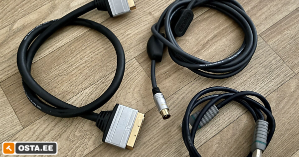 HDMI, SCART ja Antenni kaabel (kullatud otstega) (170645123) - Osta.ee