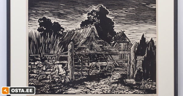 gita teearu, linoollõige "vana talu muhus" ... (193962349) - Osta.ee