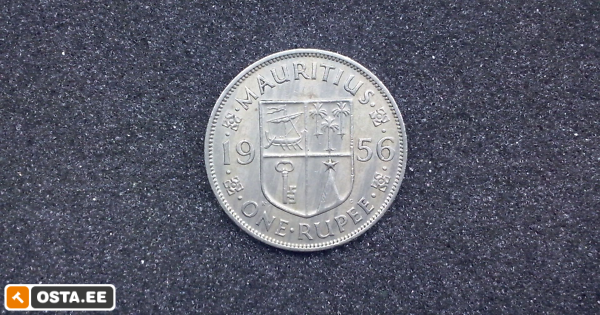 Mauritius 1 rupee , 1956 , Elizabeth (212643372) - Osta.ee