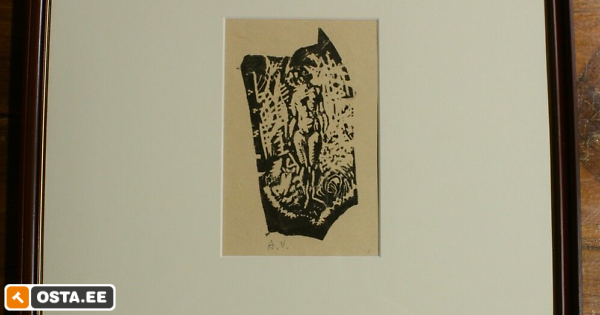 Vabbe Ado 1892-1961 "Seisev akt" sign. (193179241) - Osta.ee