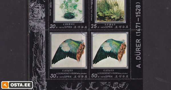 Põhja-Korea, 1979, Kunst, Dürer, plokk * (196966170) - Osta.ee