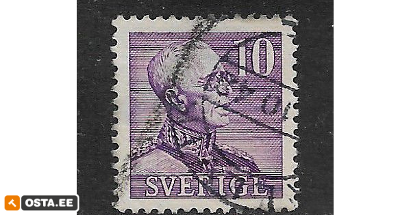 Rootsi 1939, kuningas Gustaf V, templiga (197808932) - Osta.ee