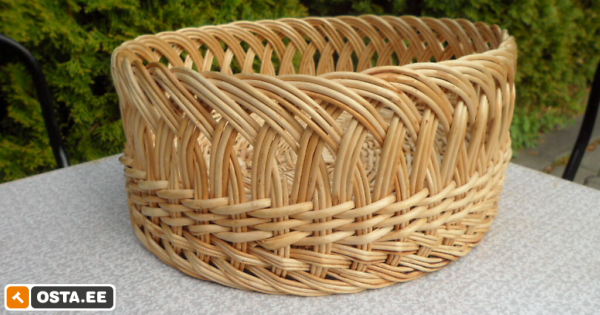 Suur punutud korv (202898310) - Osta.ee