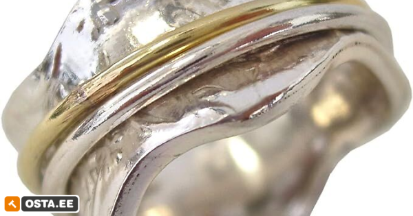 MEGA! Energy Stone UK04 hõbedane sõrmus, HÕBE 925! UUS! (200917101 ...