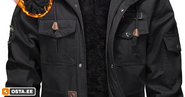 MEGA! KEFITEVD meeste veekindel talvejope must M UUS! (208195386) - Osta.ee