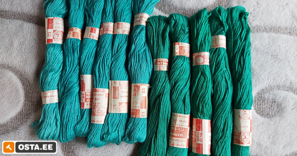 KÄSITÖÖNIIDID MULINEE 10 TK. ( 1 tk. 20 m.) (185918321) - Osta.ee