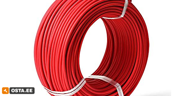 MEGA! XTVTX H1Z2Z2-K päikesepaneeli kaabel, 4mm², 100m, UUS! (194826189 ...