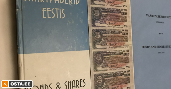 Väärtpaberid Eestis : kataloog / Ants Kulo / QY (186161241) - Osta.ee
