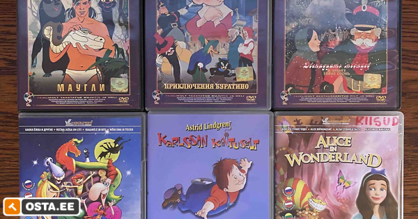 Laste DVD filmid. 6 tk. (210417114) - Osta.ee