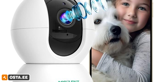 MEGA! ACCULENZ 5MP siseseirekaamera WLAN 2,5K HD! UUS! (203460980 ...