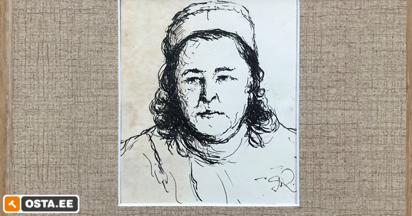 Gustav Raud "Arst Helju Kuus portree" (1961) (188670625) - Osta.ee