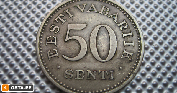 Eesti Vabariigi 50 Senti 1936 ,originaal (25/6/24) (214890540) - Osta.ee