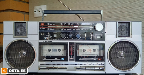 Stereo raadio duubel kassett SANYO (196788290) - Osta.ee