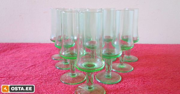 10 NÕUKAAEGSET TARBEKLAASI ROHEKAT PITSI (141220964) - Osta.ee
