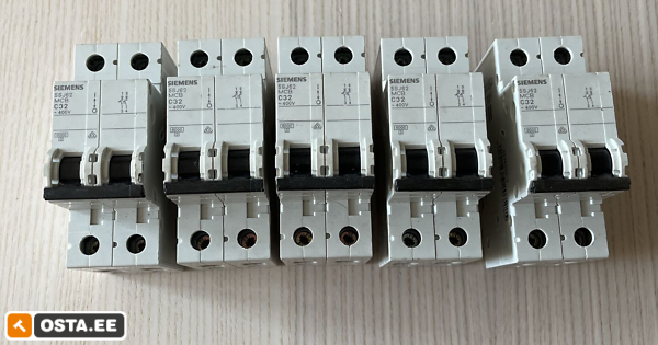 Siemens C32 2P kaitselüliti, kogus 5tk (213677190) - Osta.ee