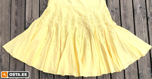 Tikandiga ilus kollane seelik 36/38 (197360615) - Osta.ee
