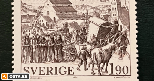 Rootsi 1984, vanad linnad: Wadstena, puhas (197077834) - Osta.ee