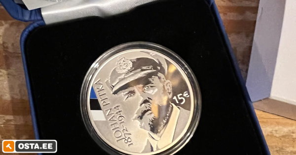 Johan Pitka hõbe meenemünt. (185125311) - Osta.ee