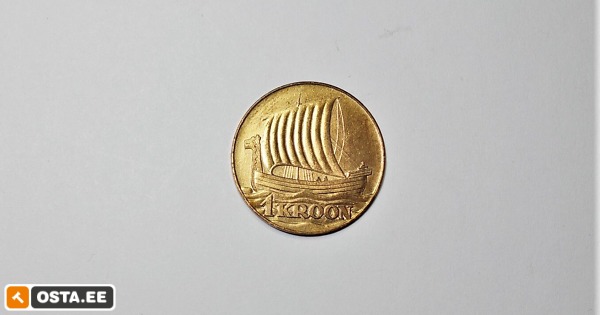 Eesti 1 kroon 1990, suveniirmünt (207383428) - Osta.ee