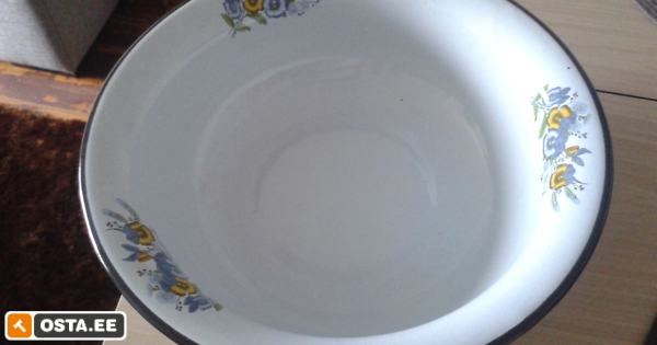 Vanaaja Helesinine Kaunis EMAILKAUSS-Kasutamata(Loe Kirjeldu (227853897 ...