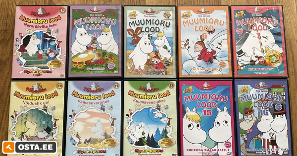 MUUMI DVD, 10 TK KOKKU (202823452) - Osta.ee