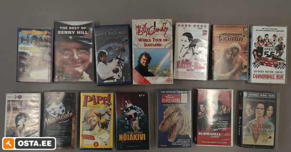 VHS kasettide kogu 2 (201375205) - Osta.ee