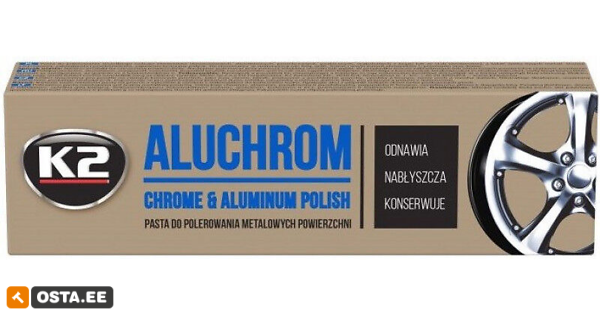 K2 ALUCHROM KROOMI POLEERIMISPASTA 120G/TUUB (163909254) - Osta.ee
