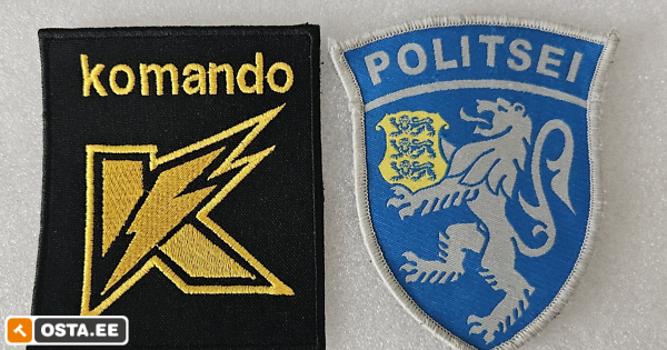 Kogujale politsei embleemid 2 tk. Info kirjelduses. (200206680) - Osta.ee