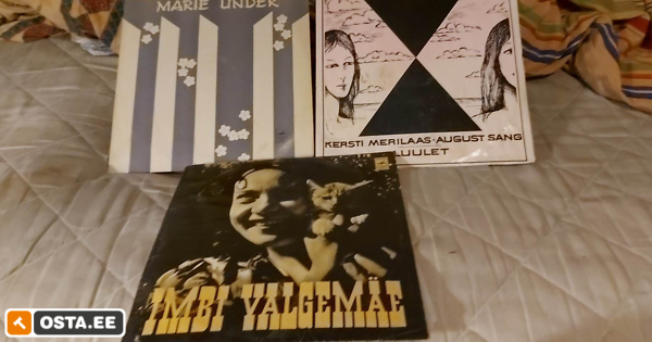 EESTI LUULE UNDER SANG JM vinüülplaadid heliplaate 3tk (190546975 ...