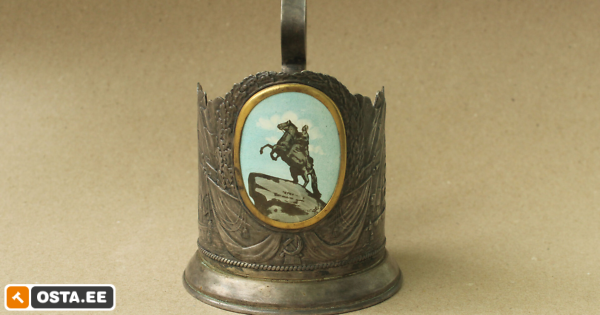 Vana nõukaaegne teeklaasihoidja Suur Peeter 1950ndad (193007138) - Osta.ee