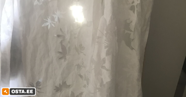 Valged kardinad mustriga. 2 tk (194348919) - Osta.ee