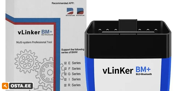 BMW diagnostikaseade vLinker BM + bluetooth, V2.2 (203975850) - Osta.ee