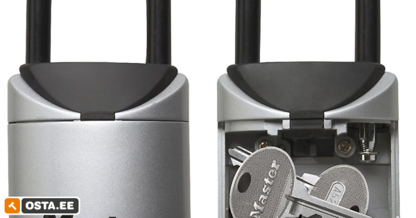 Master Lock mini seif 13.5x7x3.2cm (214641853) - Osta.ee