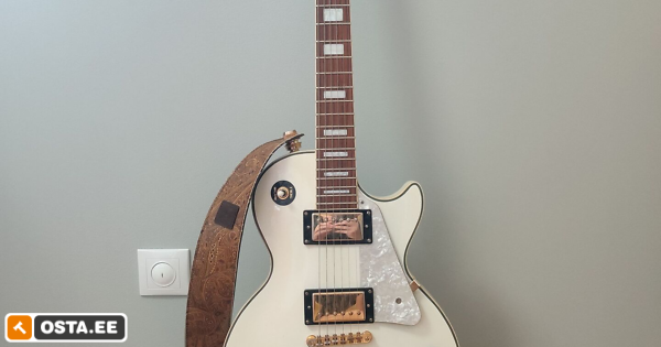 Elektrikitarr Epiphone Les Paul Custom Alpine White (149950311) - Osta.ee