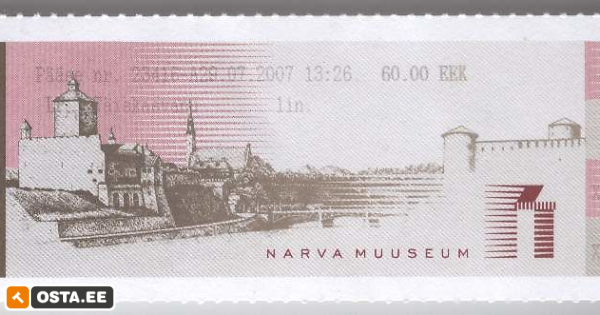 Pilet - Narva Muuseum - Linnus (196421346) - Osta.ee