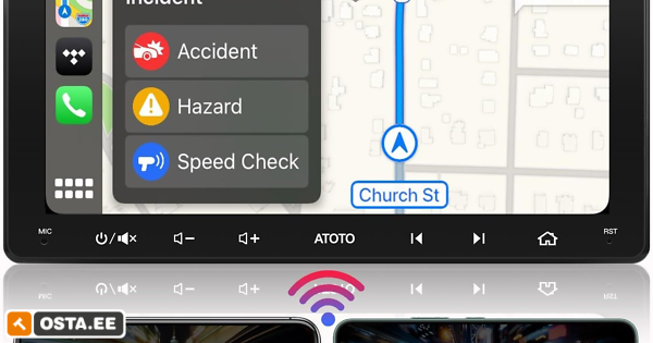 MEGA! ATOTO F7WE 2DIN 9" Android CarPlay Autoraadio! (229118962) - Osta.ee