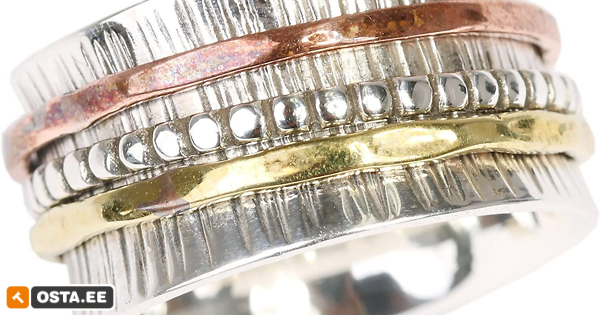 MEGA! Energy Stone UK60 hõbedane sõrmus, HÕBE 925! UUS! (198206943 ...