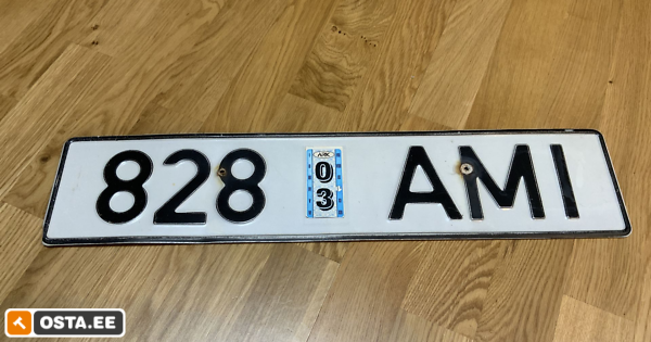 Auto numbrimärk EESTI (185623360) - Osta.ee