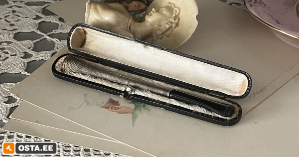 Tsaariaja hõbedane daamide huulik/suitsupits. Proov 93S (196362691 ...