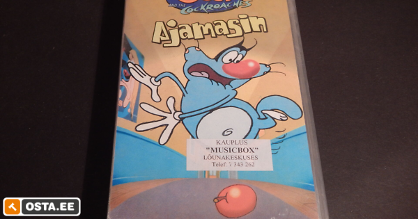 OGGY JA AJAMASIN ( eesti keeles ) VHS (197085541) - Osta.ee